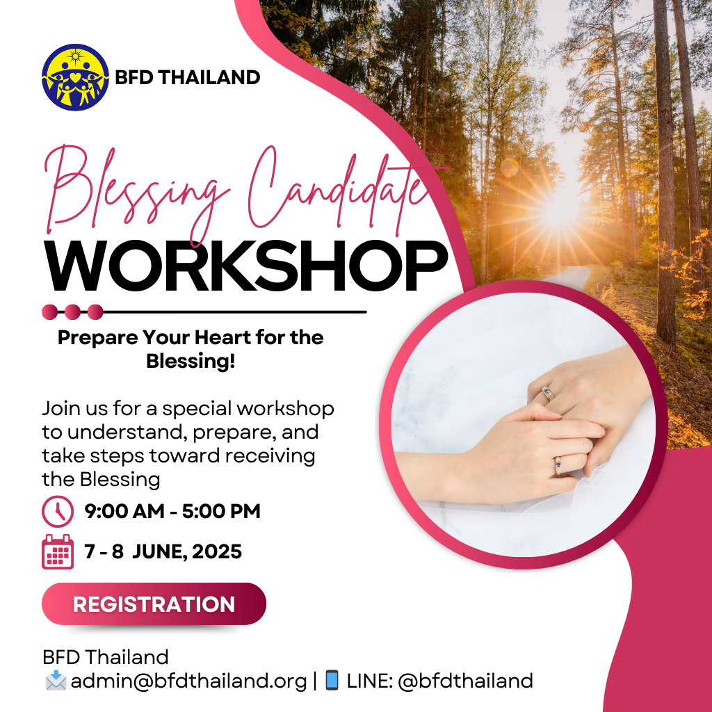 Blessing Candidate Workshop - BFD Thailand